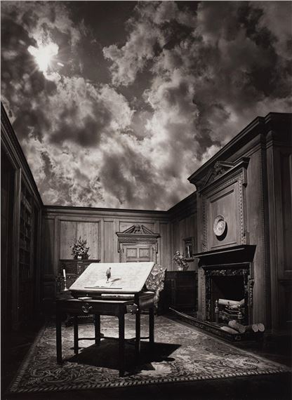 Jerry Uelsmann | 'Philosopher's Desk' (1976) | MutualArt