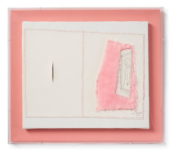 Marie-Louise Ekman | 'Spegeldam (Hommage á Lucio Fontana)' (2019 ...