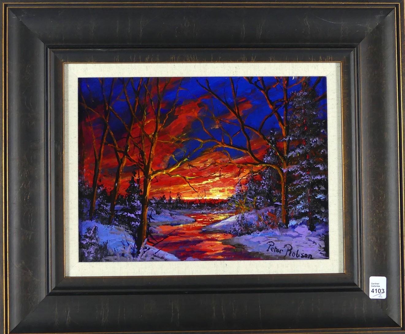 Peter Robson | Radiant Sunset | MutualArt