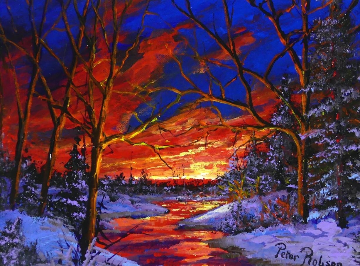 Peter Robson | Radiant Sunset | MutualArt