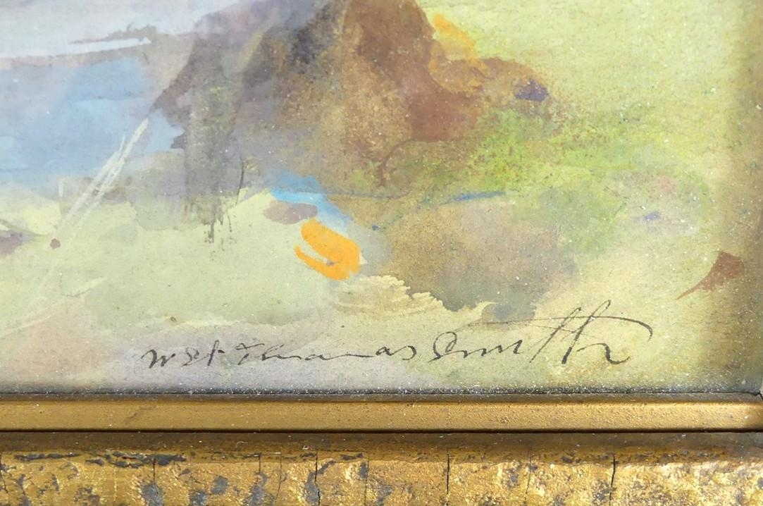 Thomas Smith | Untitled: River Landscape in Autumn with Cottage and Two ...