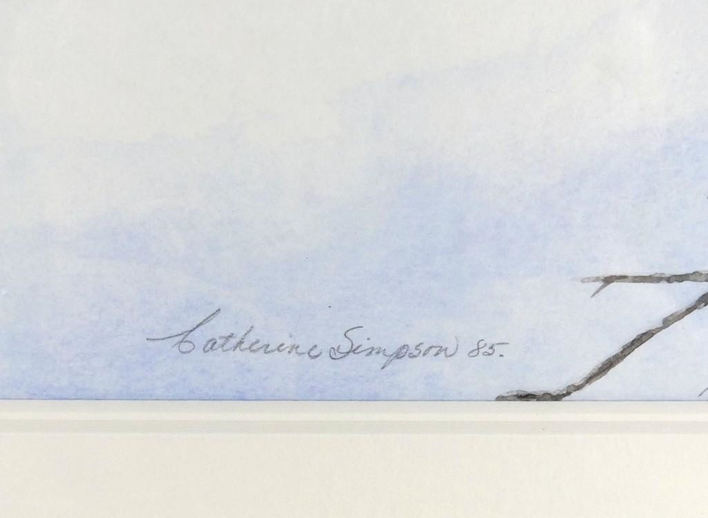 Catherine Simpson | Untitled: Blue Sky with Canada Geese (1985) | MutualArt