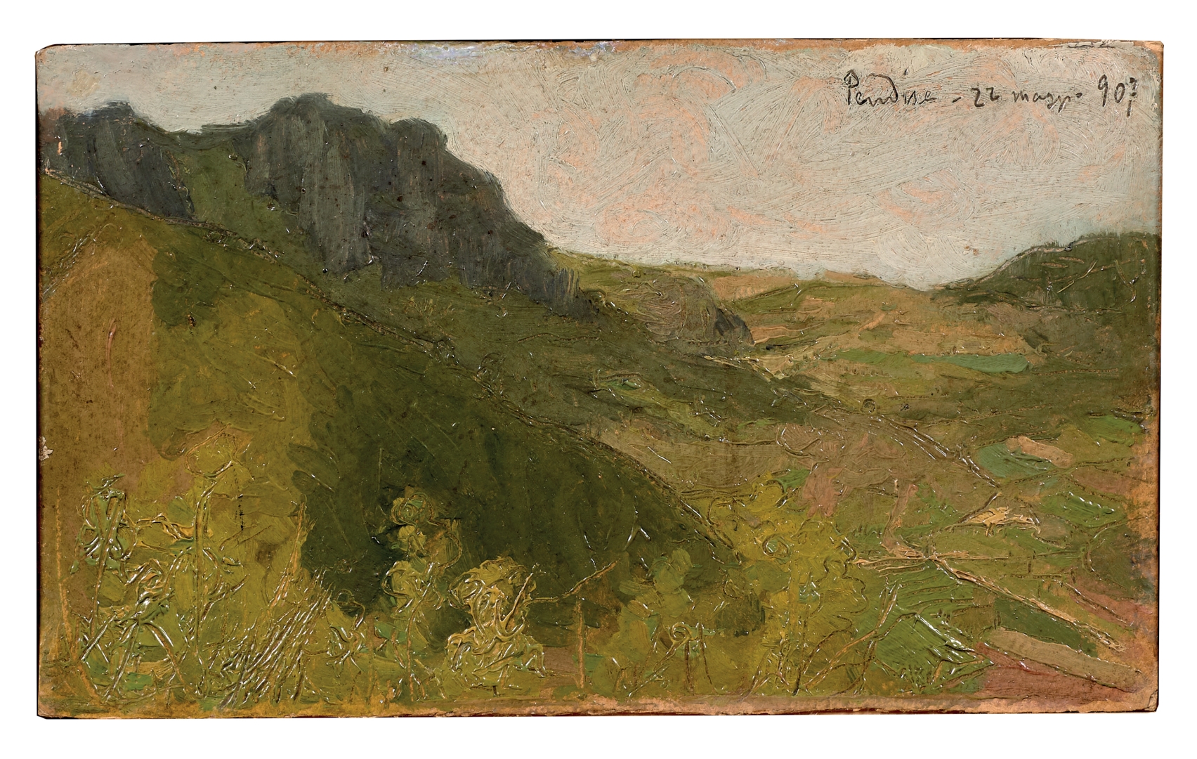 Felice Casorati | Venetian landscape. Pendice, (1907) | MutualArt