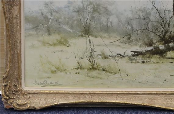 David Shepherd | Old George Under his Favourite Baobab Tree | MutualArt