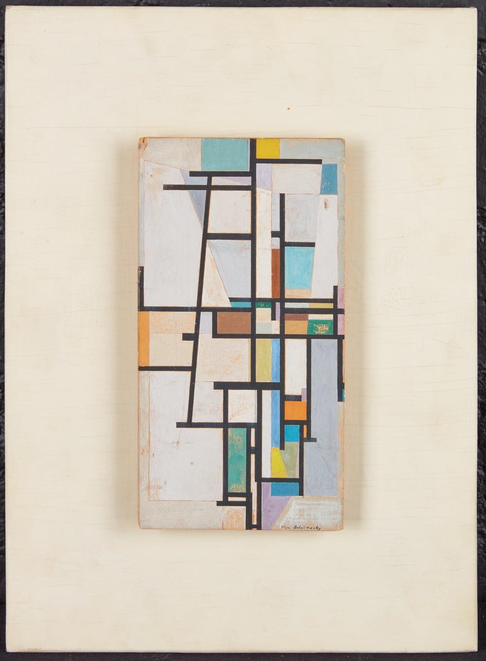 Ilya Bolotowsky | Diagonal Plane #1; Sketch for Ascent (2 | MutualArt