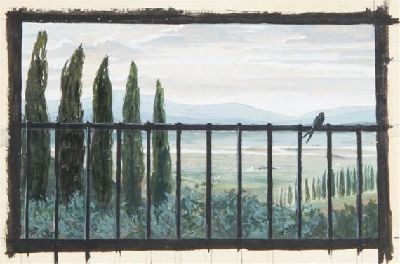 Fulco Verdura | L'Ultima Rondine (The Last Swallow | MutualArt