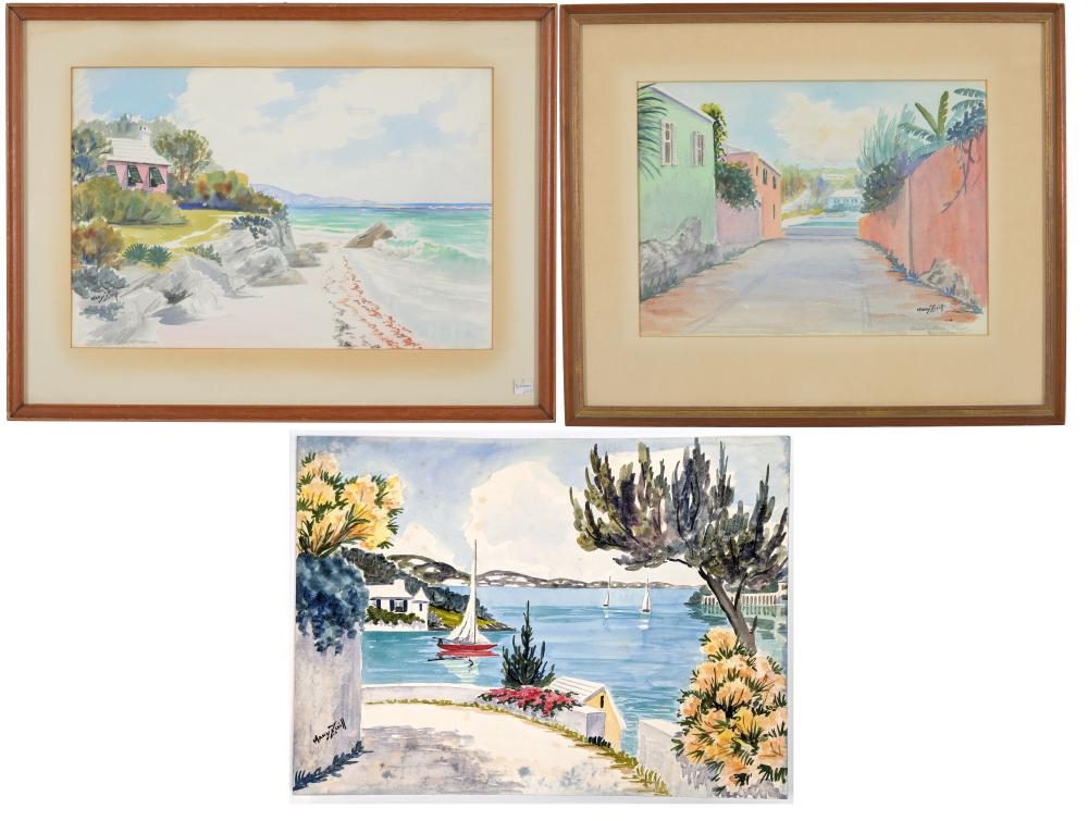 Mary Zuill | 4 Works: North Shore, Bermuda, 1977; Out by Mid Ocean ...