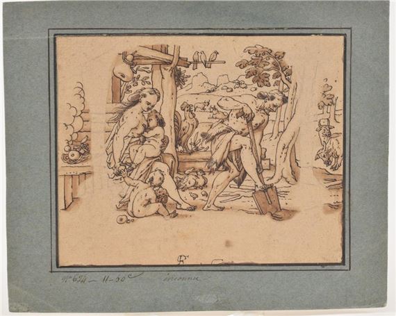 Ancient School, 17th Century | 17th/18th century old master drawing ...