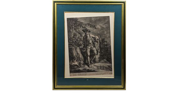 Johann Elias Ridinger | The hare hunter | MutualArt