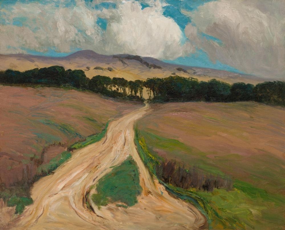 Julian Walbridge Rix | Sunlit forest river | MutualArt