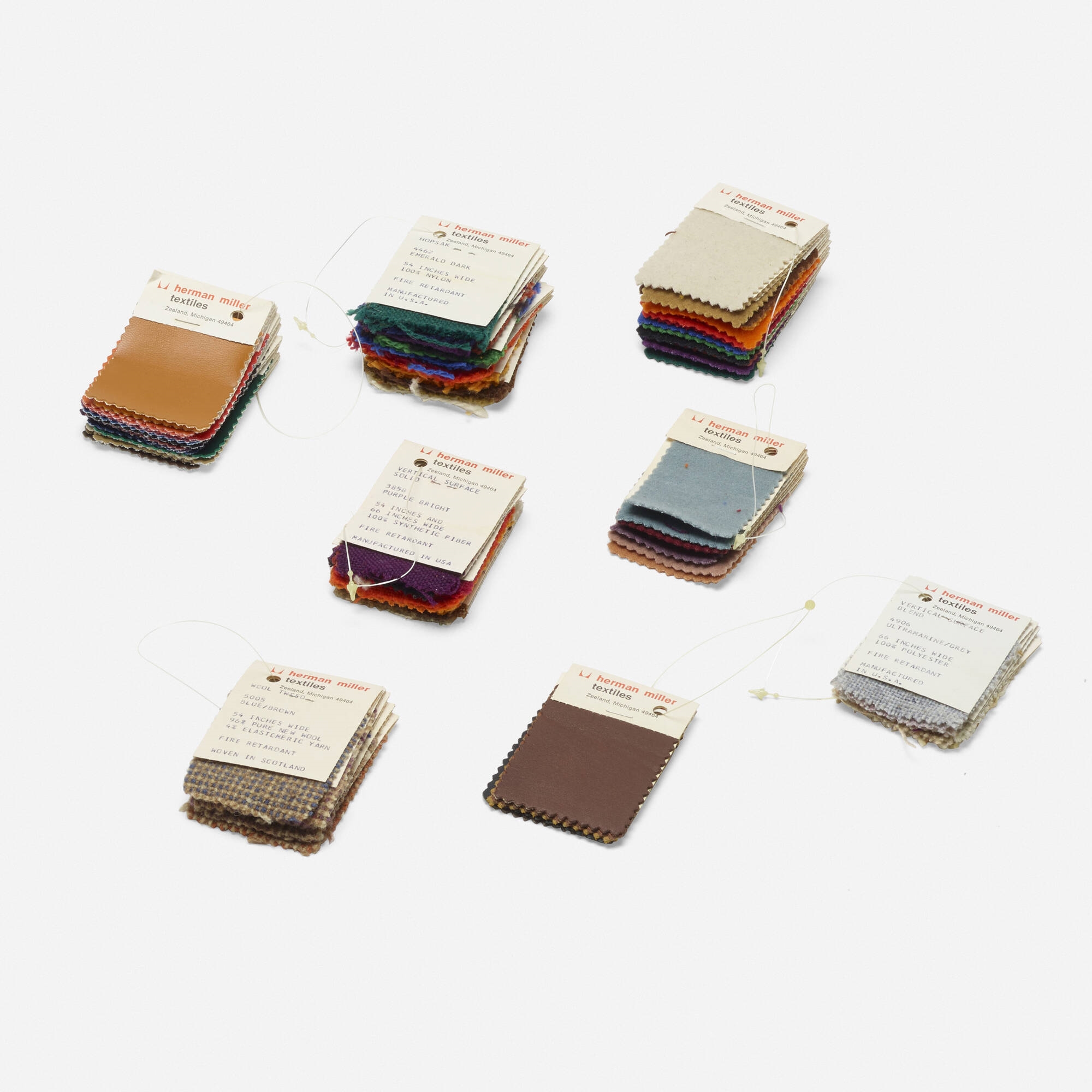 Herman Miller | Textile samples (Circa 1970) | MutualArt