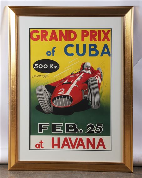 J. M. Fangio | Grand Prix of Cuba poster | MutualArt