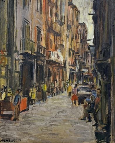 Jose Montes | Escena de ciudad | MutualArt