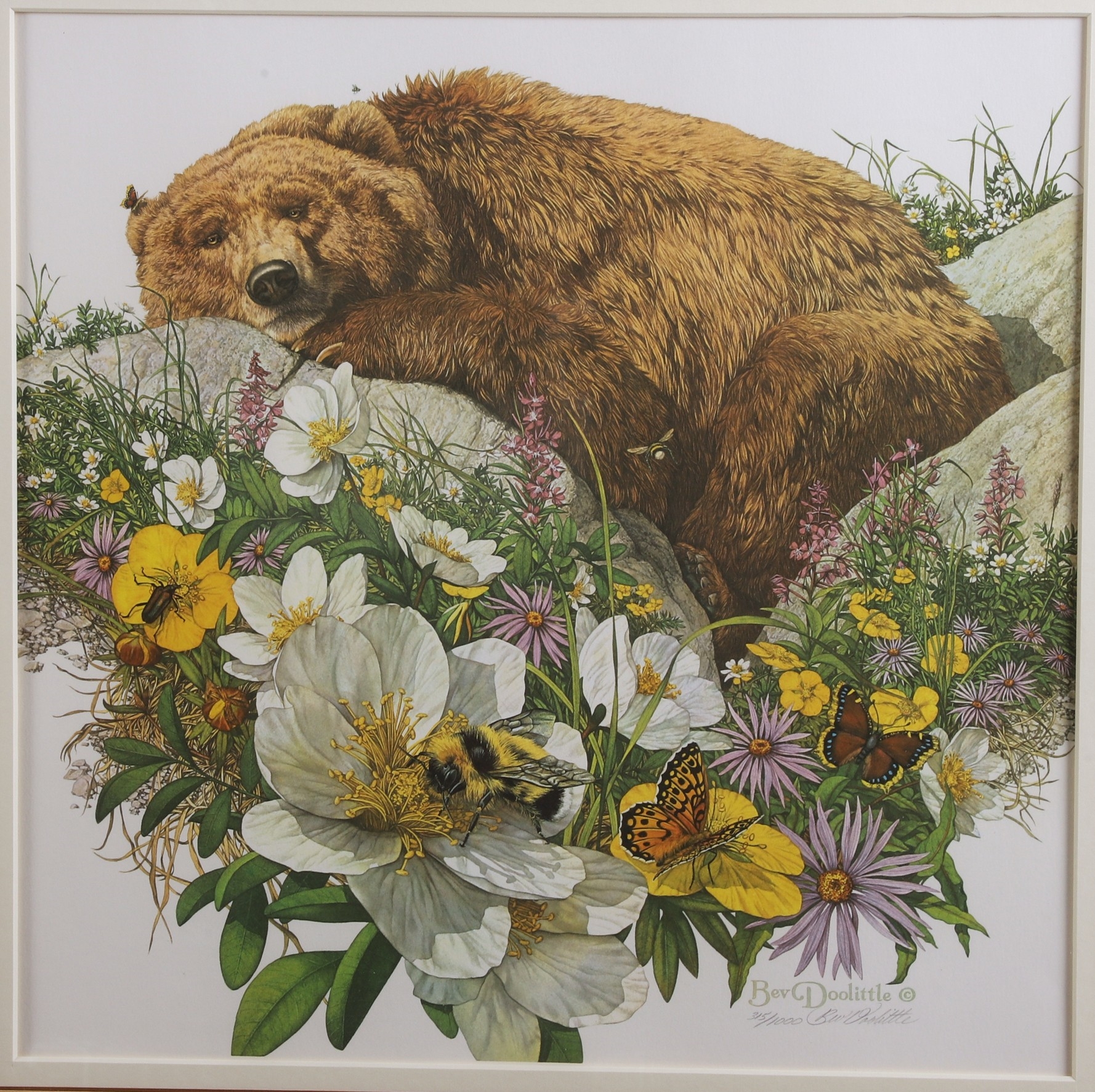Bev Doolittle | Bugged Bear | MutualArt