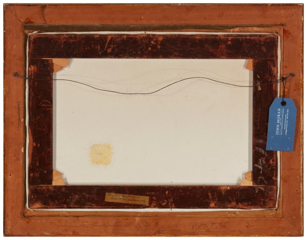 Thomas Addison Richards | Lakeside landscape with boaters | MutualArt