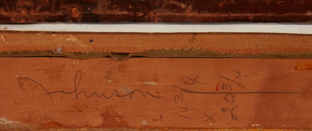 Thomas Addison Richards | Lakeside landscape with boaters | MutualArt