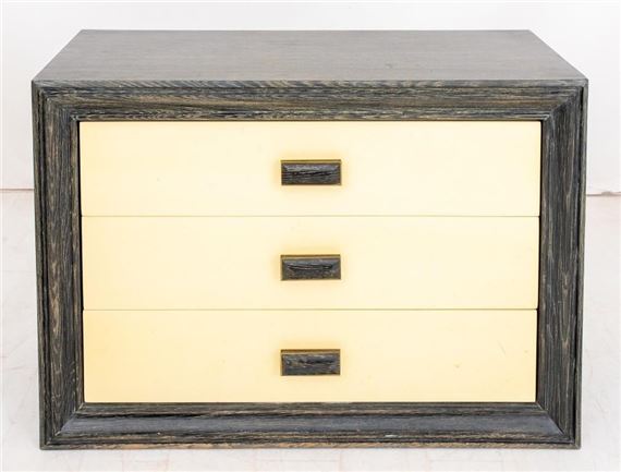 James Mont | James Mont Cerused Oak Wood Dresser | MutualArt