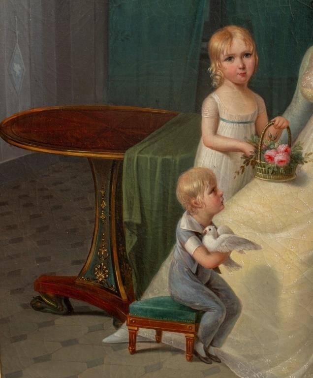 Francois-Josephe Kinsoen | Francois Kinson Family Portrait Oil on ...