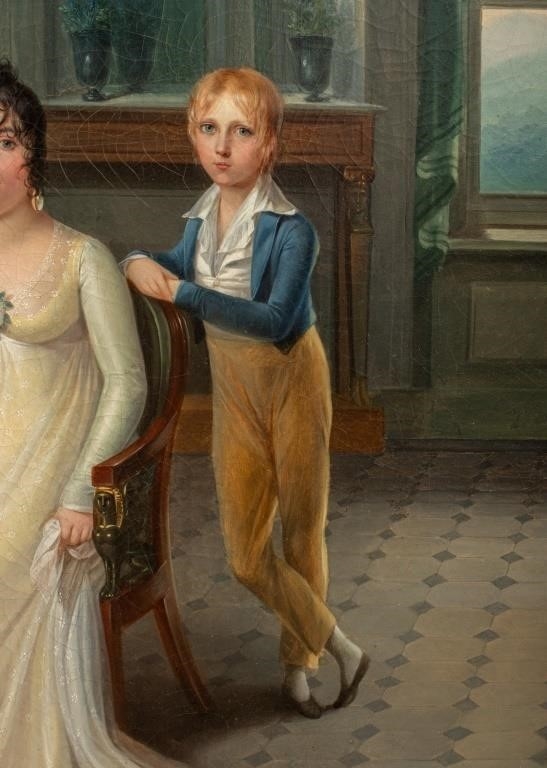 Francois-Josephe Kinsoen | Francois Kinson Family Portrait Oil on ...