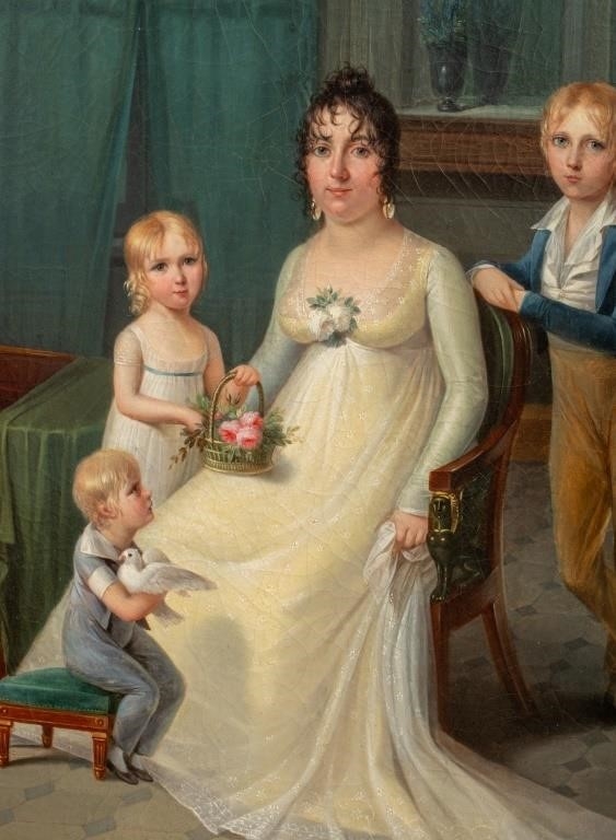 Francois-Josephe Kinsoen | Francois Kinson Family Portrait Oil on ...