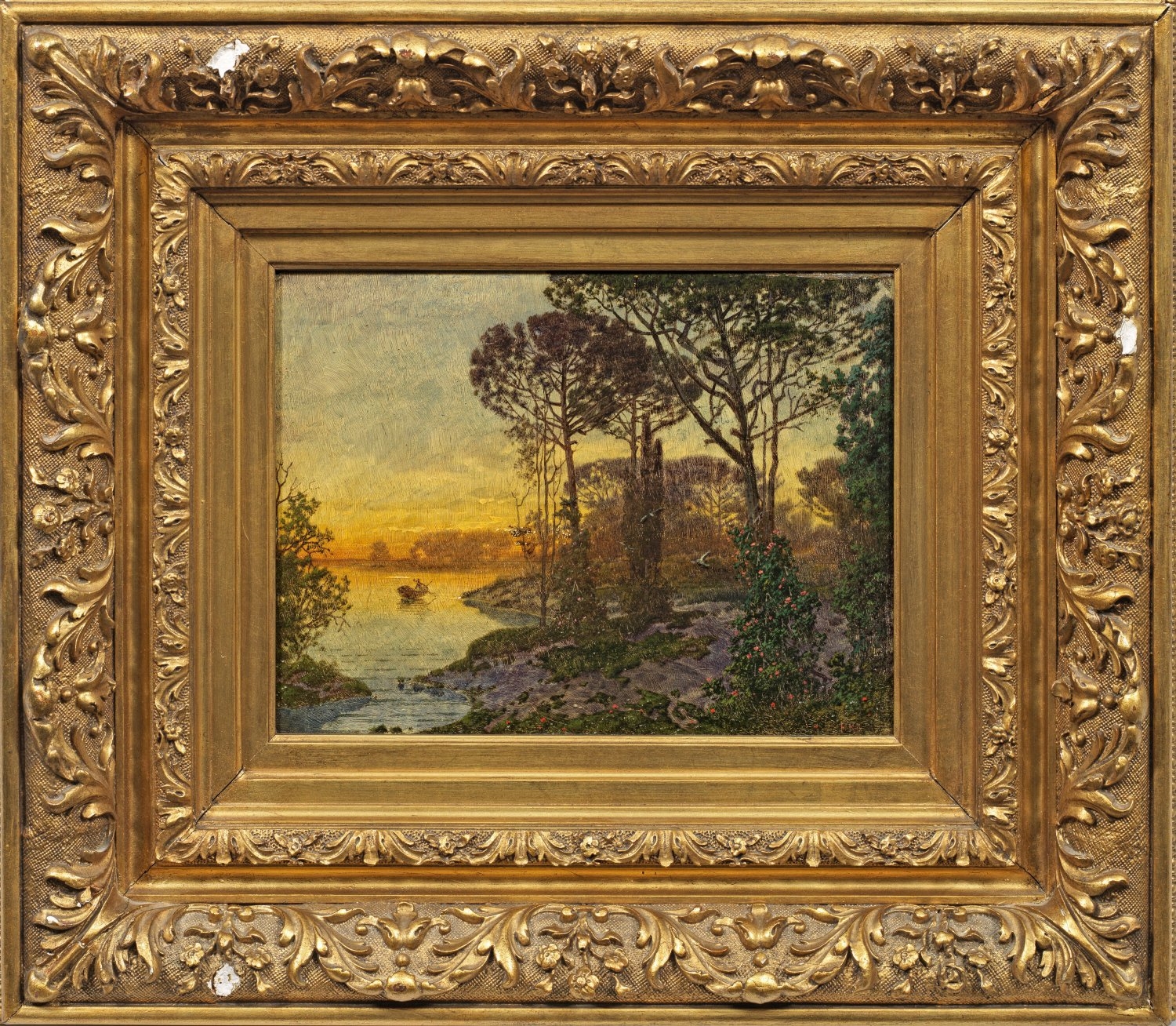 Ferdinand Knab | Sunset (1898) | MutualArt