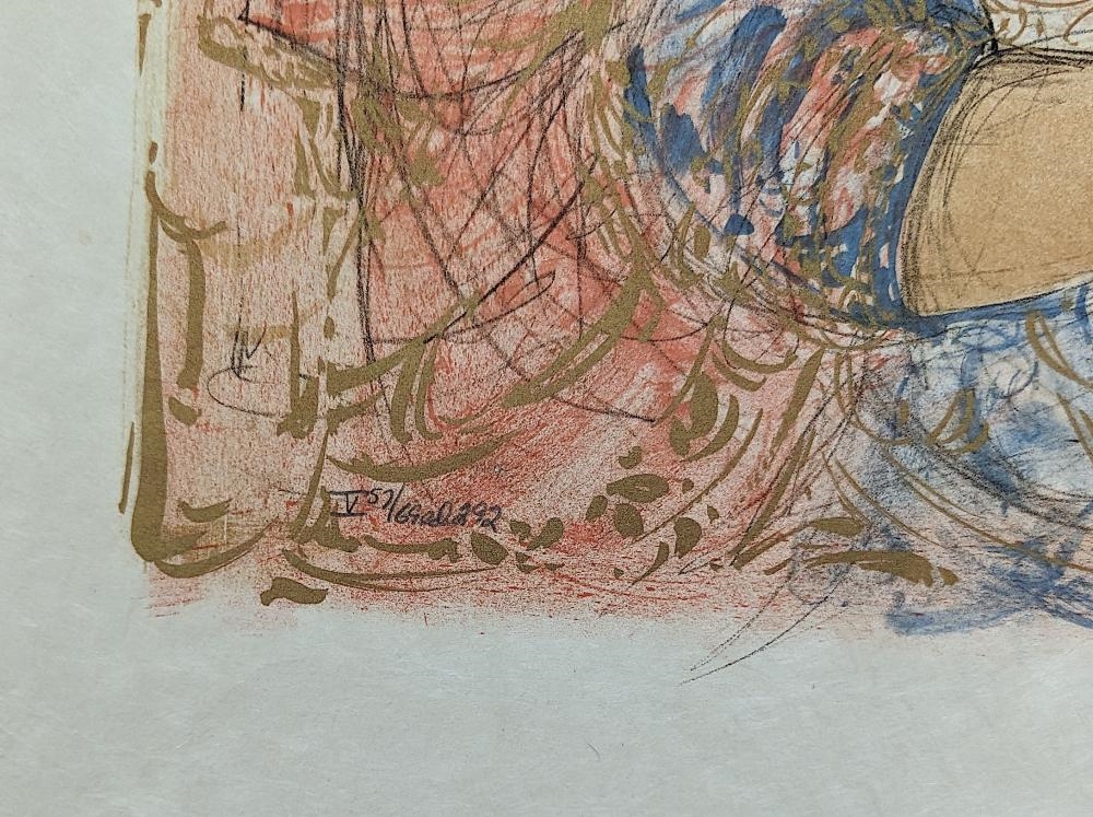 Edna Hibel | Original Stone Lithograph By Edna Hibel (1917) | MutualArt