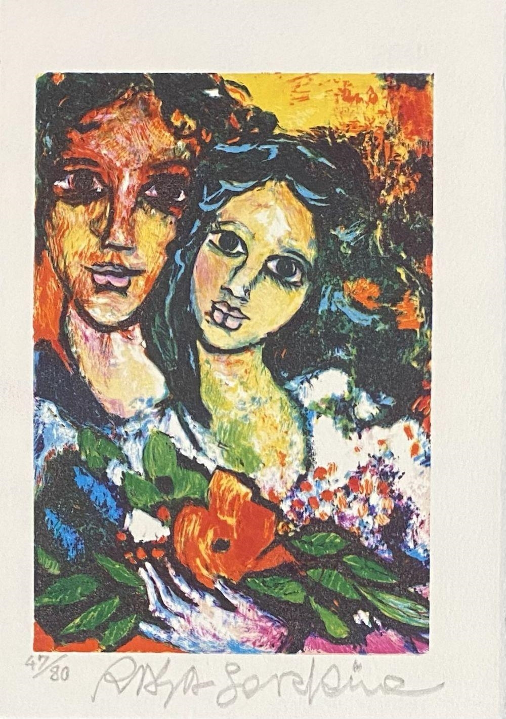 Raya Sorkine | Le couple du soleil | MutualArt