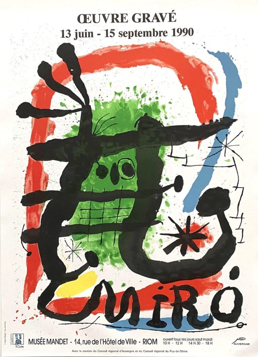 Joan Miró | Hommage a Fernand Mourlot (1990) | MutualArt