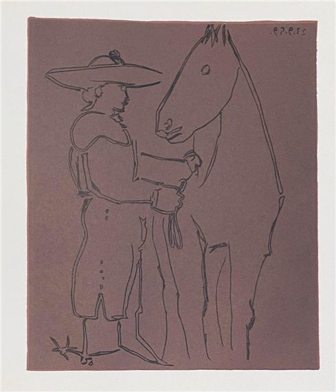 Pablo Picasso | Picador et cheval (1963) | MutualArt