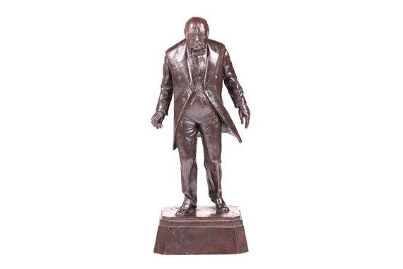 David B. McFall | a patinated bronze figure of Winston Churchill (1997 ...