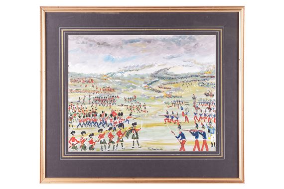 John Paddy Carstairs | Napoleonic battle scene with Scottish and French ...