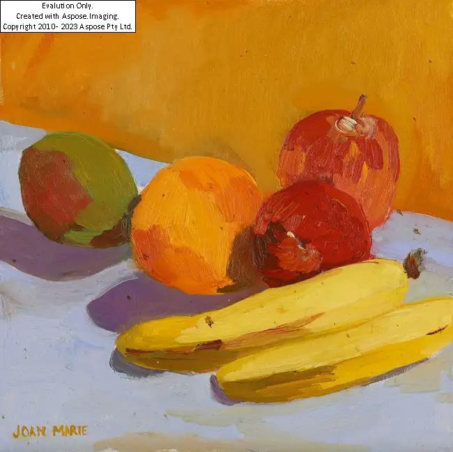 Joan Marie Ransohoff | American mid/late 20th century - Harvest Fruits ...