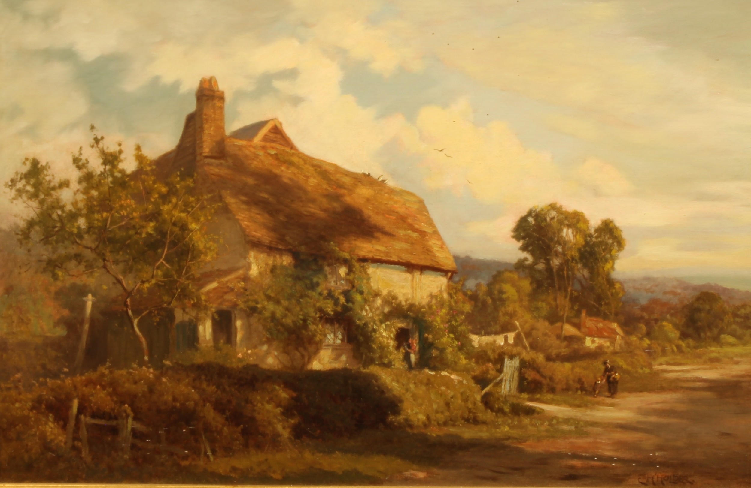 Edward Henry Holder | A Visit From Grandmother | MutualArt