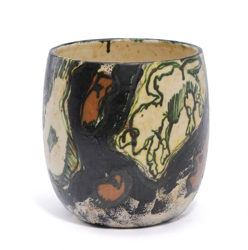 Sten Lykke Madsen | An earthenware vase with incised decor (2006 ...