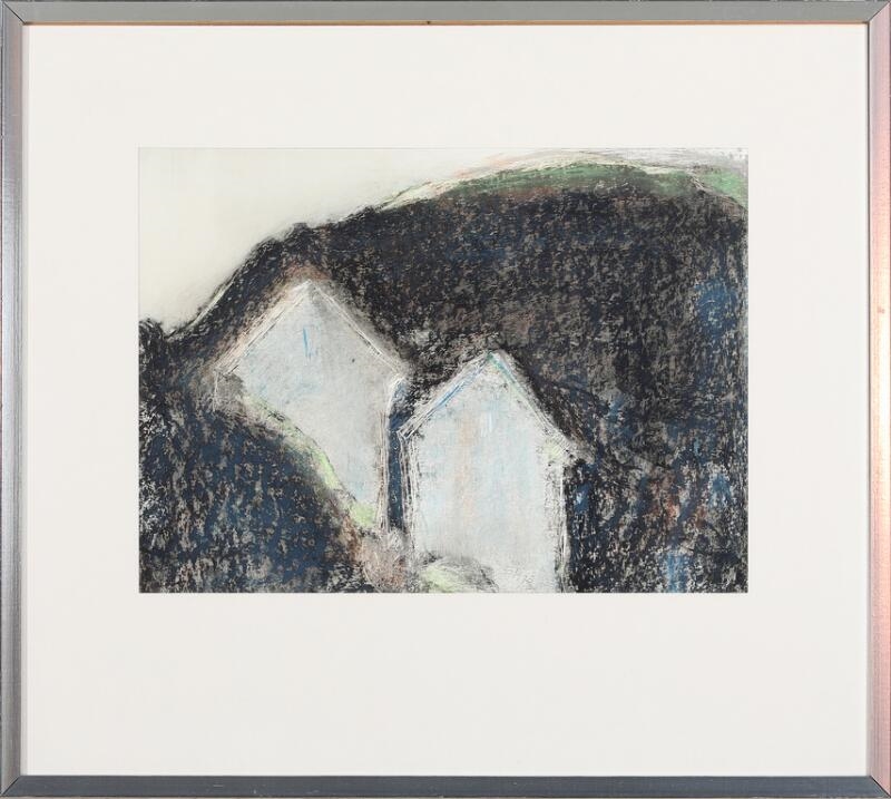 Søren Andersen | Two compositions with houses and figures | MutualArt