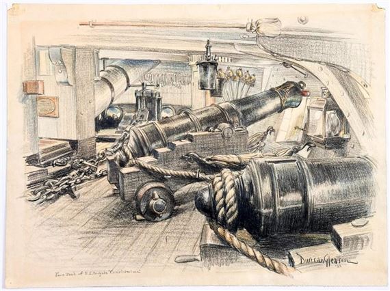 Joe Duncan Gleason | Duncan Gleason (1881-1959) Signed Pencil on Paper ...