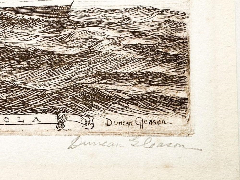 Joe Duncan Gleason | Duncan Gleason (1881-1959) Pencil Signed Etching ...