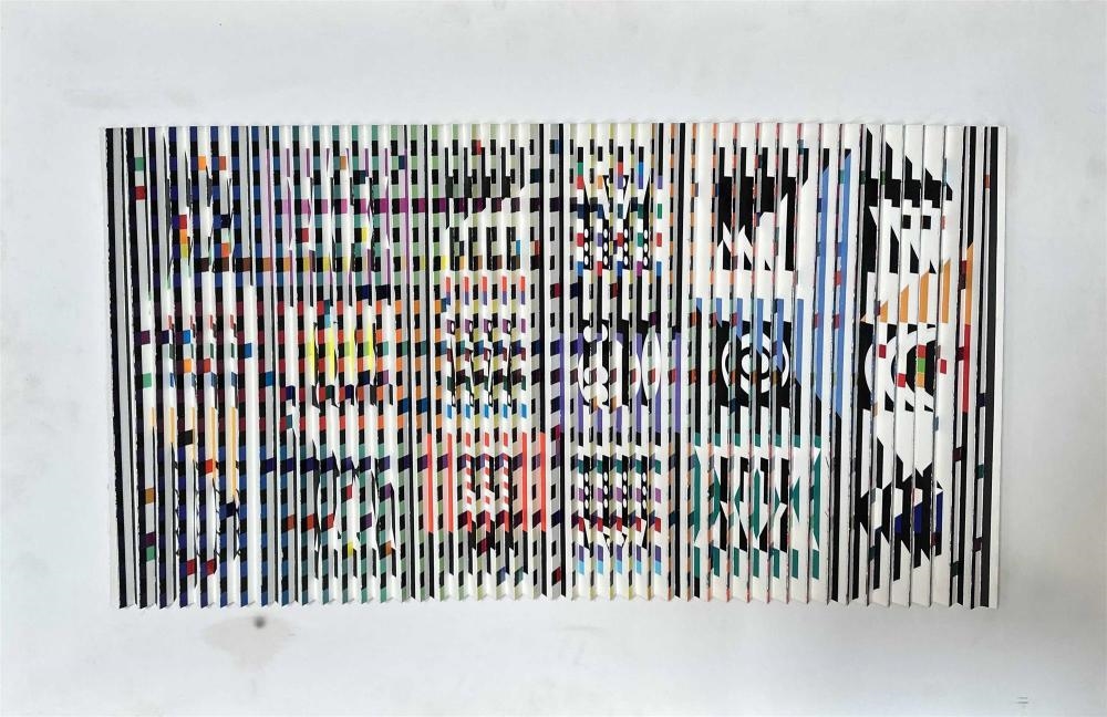 Yaacov Agam | Yaacov Agam b.1928 (Israeli) Pace of Time - kinetic work ...