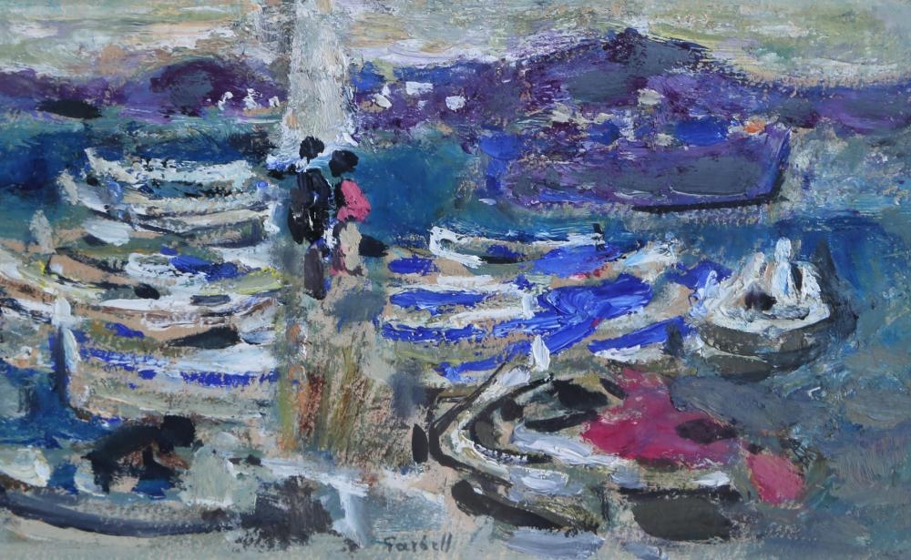 Alexandre Garbell | COUPLE AT DOCKS (Circa 1958) | MutualArt