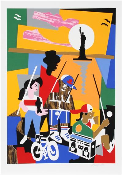 Loren Munk | LIBERTY (1986) | MutualArt