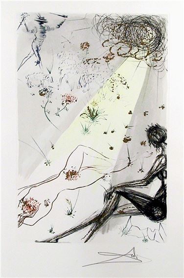 Salvador Dalí | LOOKE NOT UPON MEE... FROM THE SONG OF SONGS OF KING ...