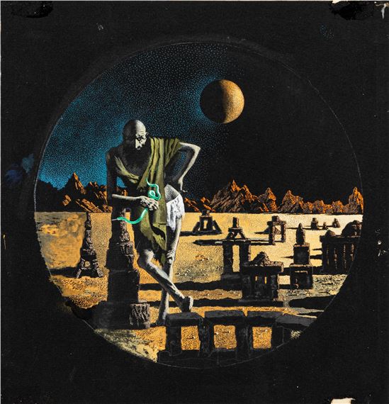 Karel Thole | Urania - The old man of snakes, 1966 (1966) | MutualArt