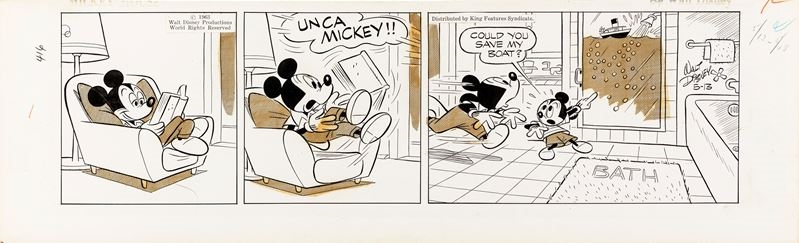 Arthur Floyd Gottfredson | Mickey Mouse, 1963 (1963) | MutualArt