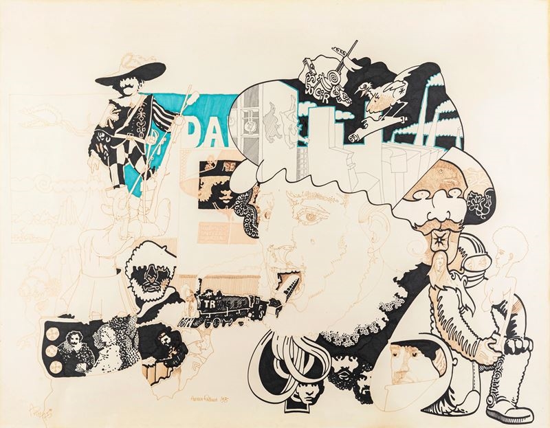 Andrea Pazienza | A concise way of telling you no, 1975 (1975) | MutualArt