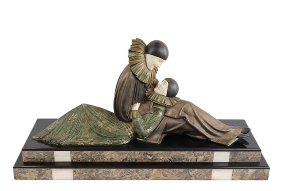 Demétre H. Chiparus | Pierrot et Colombine | MutualArt