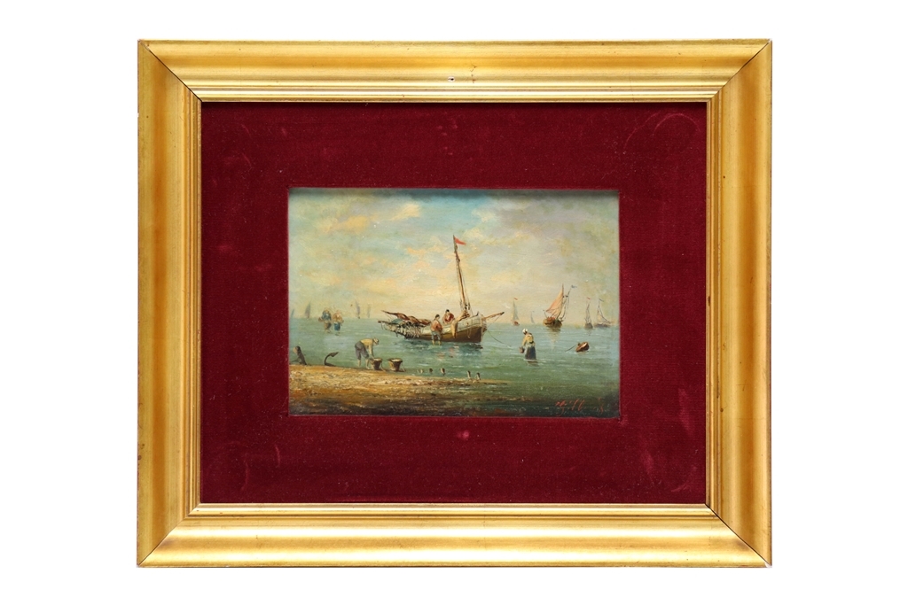 Pierre Julien Gilbert | Pêche à la crevette en Bretagne | MutualArt