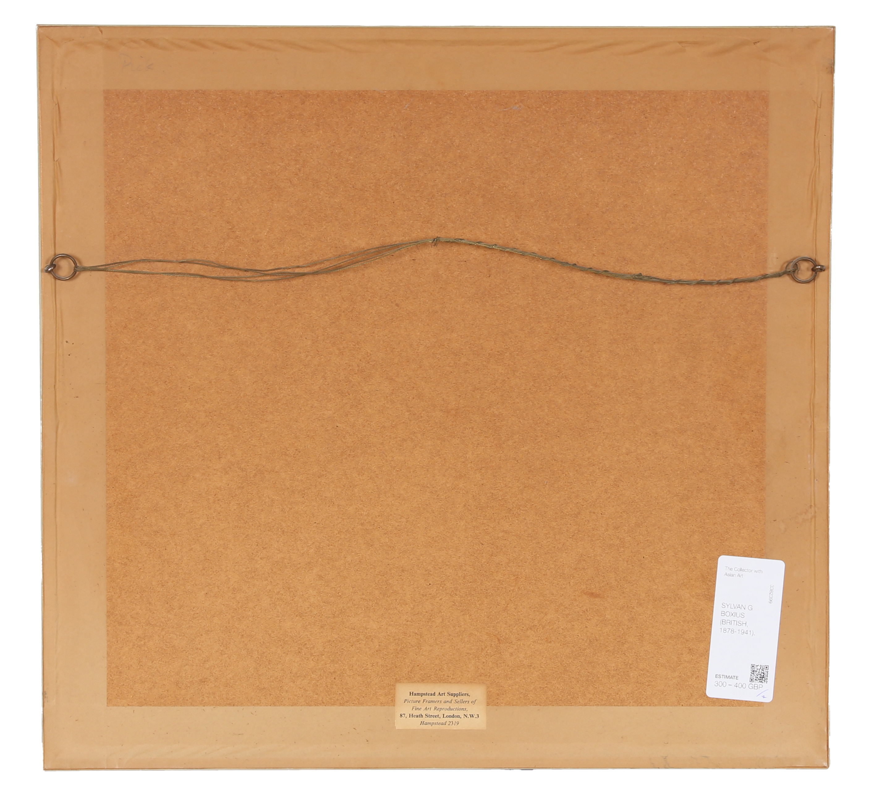Sylvan G. Boxsius | SYLVAN G BOXIUS (BRITISH | MutualArt