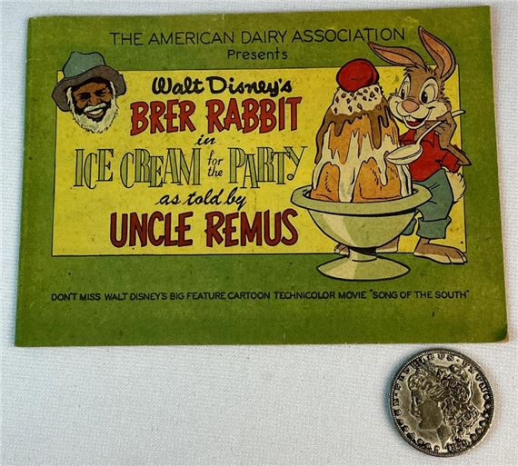 Walt Disney | 1955 Walt Disney's Brer Rabbit in Ice Cream For The Party ...