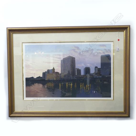Lawrence Leitch | AUCKLAND DOWNTOWN DAWN | MutualArt