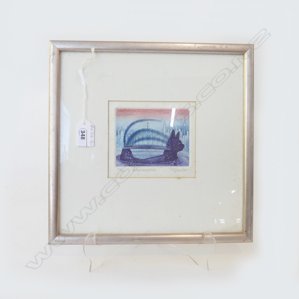 Gary Tricker | GARY TRICKER PRINT OPERACATTA 34/60 SIGNED & DATED 93 ...